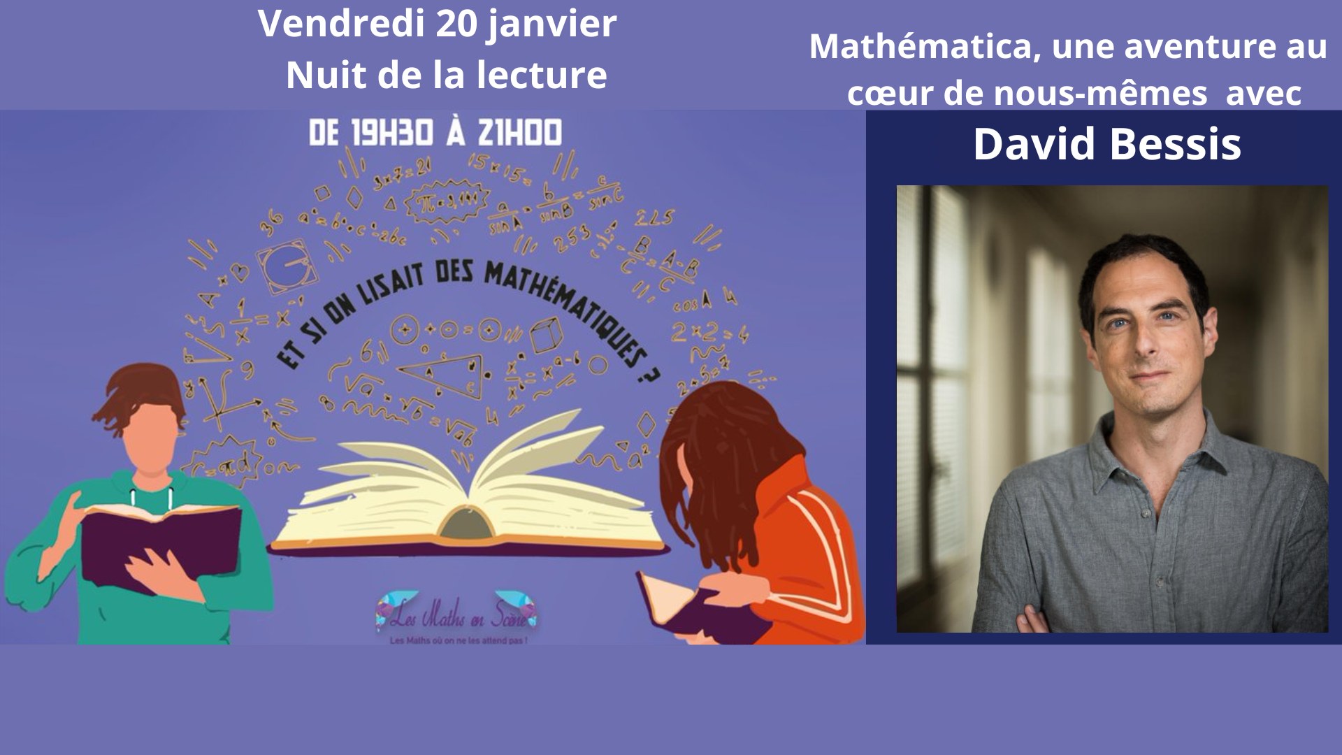 Nuit de la lecture 2023 - Les Maths en Scène